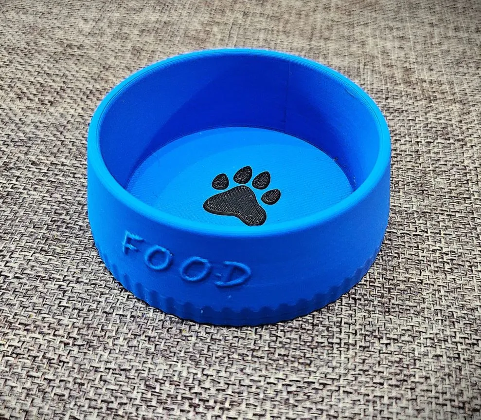 Simple dog bowl - Free 3D Print Model - MakerWorld