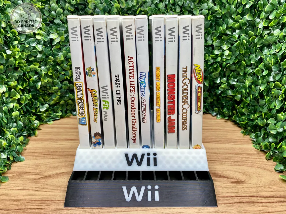 WII NINTENDO GAME HOLDER DISC CASE by 3dprintsssss - MakerWorld