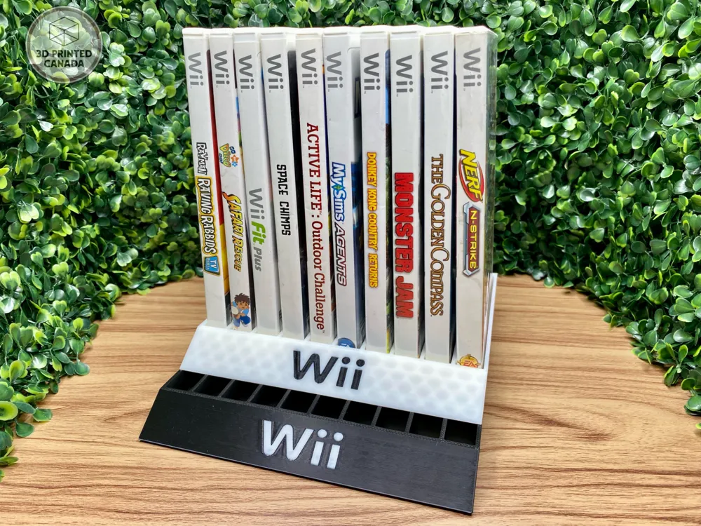WII NINTENDO GAME HOLDER DISC CASE by 3dprintsssss - MakerWorld