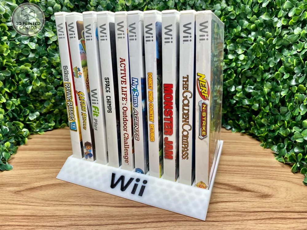 WII NINTENDO GAME HOLDER DISC CASE by 3dprintsssss - MakerWorld