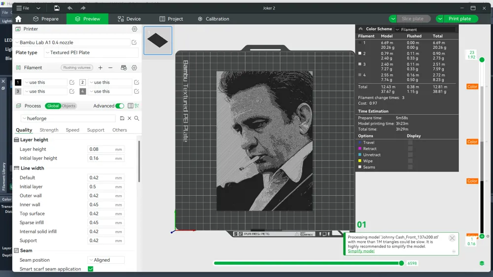 Johnny Cash by Naltz MakerWorld: Download Free 3D Models