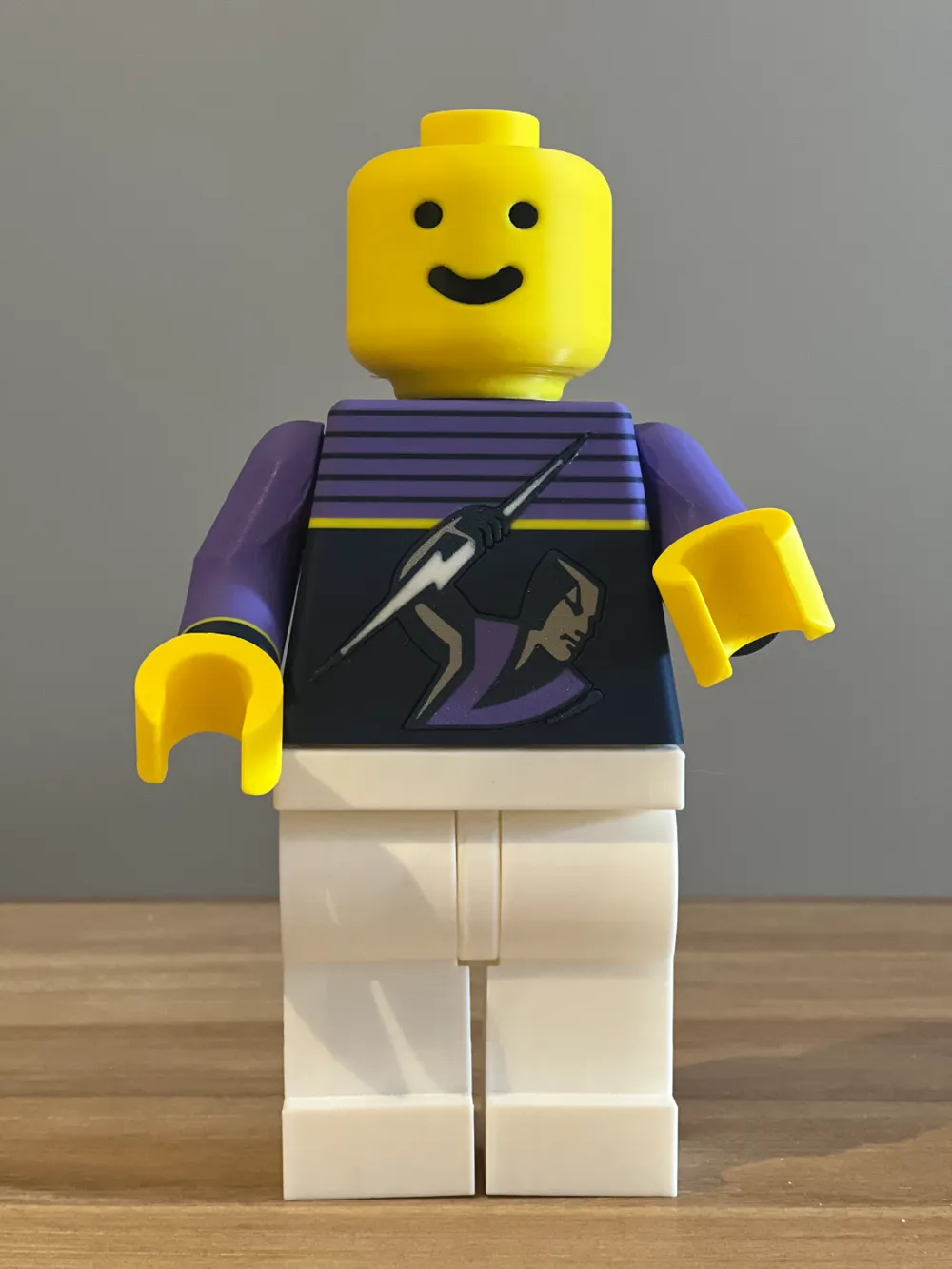 NRL Brickman - Melbourne Storm - Free 3D Print Model - MakerWorld
