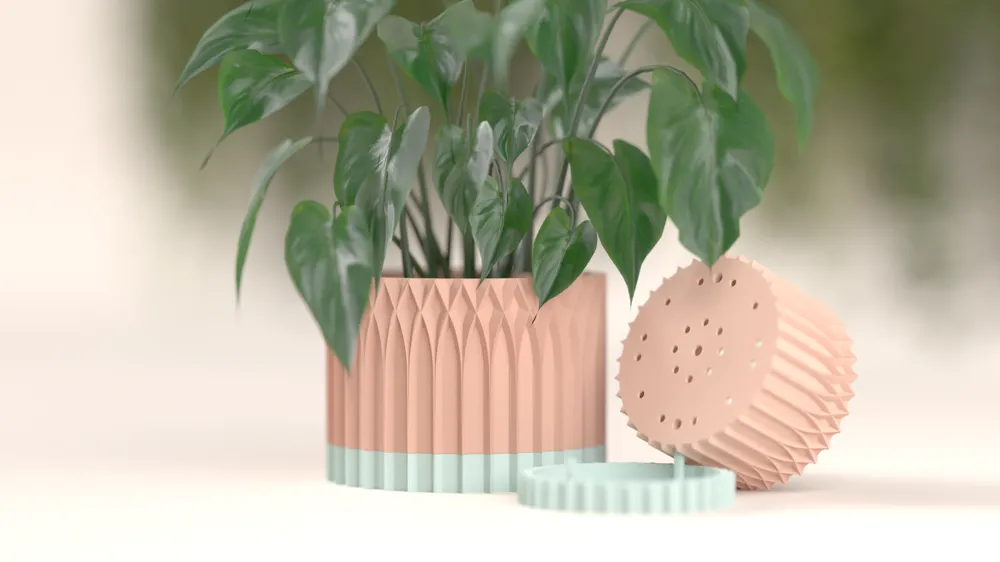 Plant Pot. Gothic Arch Style Planter with Drainage by Abstractia Design ...