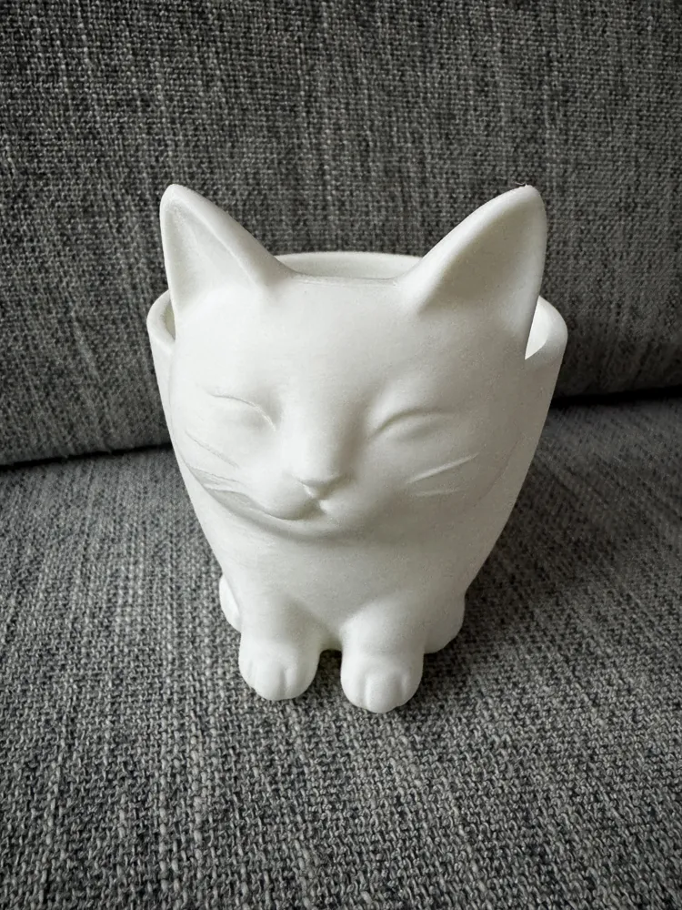 Cat Flower Pot by Biťo1 MakerWorld: Download Free 3D Models