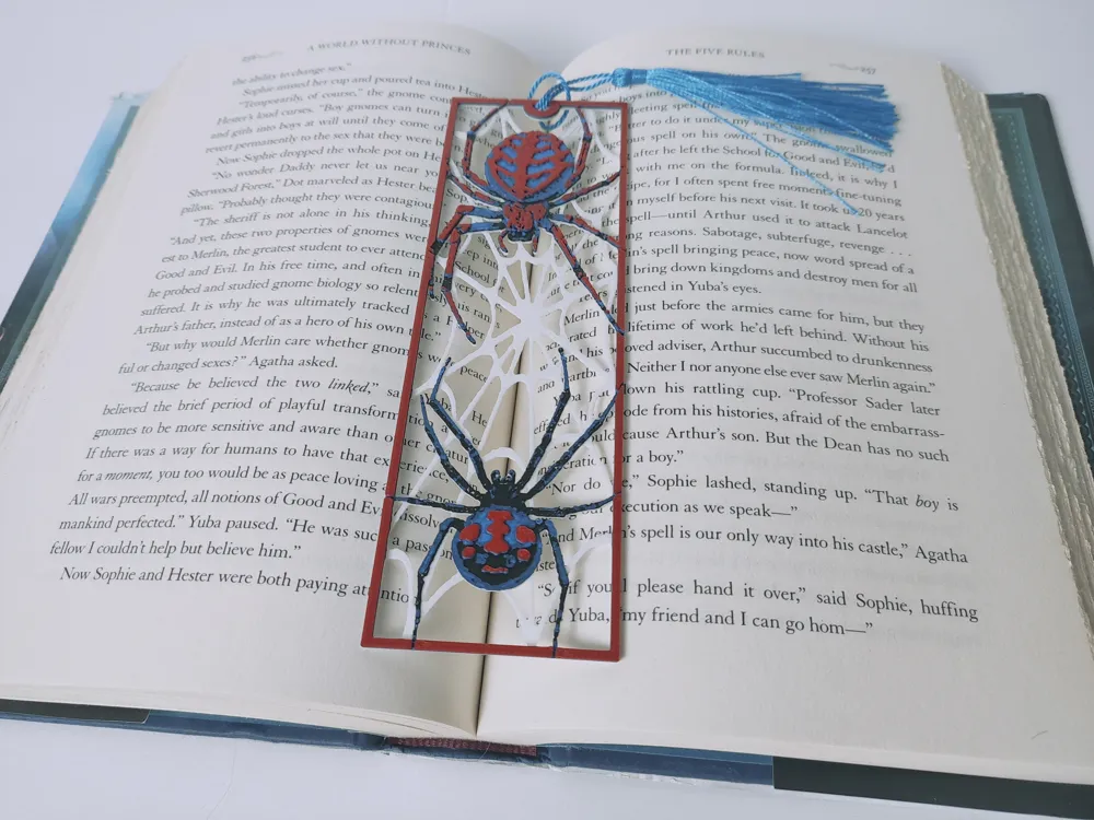 Spiderman's Spiders - Bookmark by 3djd MakerWorld: Download Free 3D Models