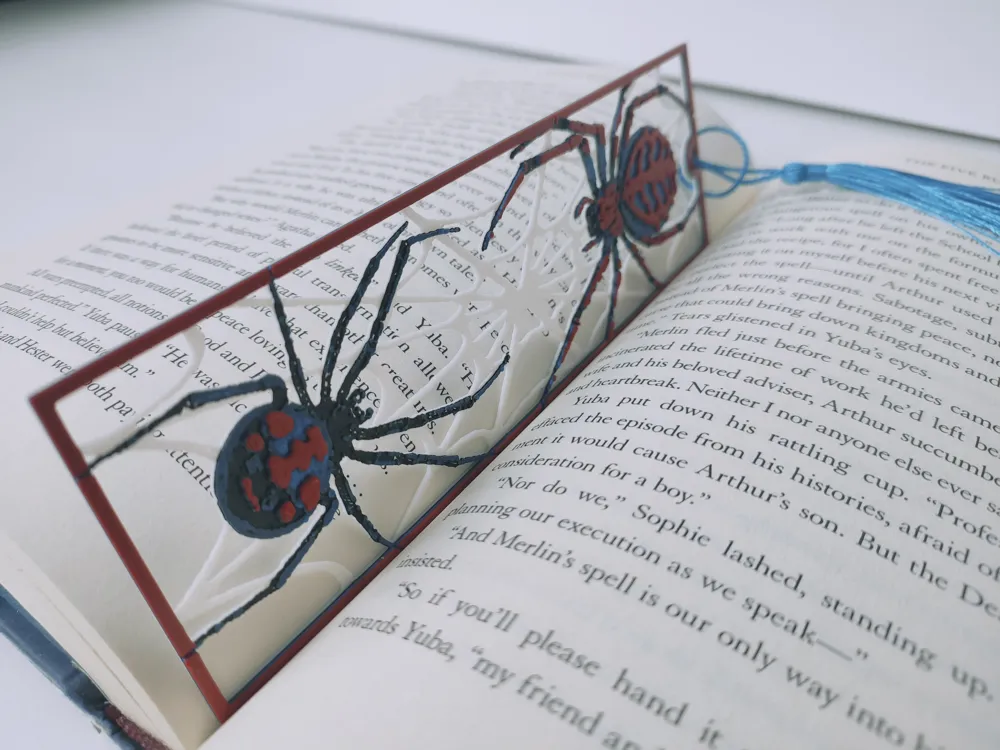 Spiderman's Spiders - Bookmark by 3djd MakerWorld: Download Free 3D Models
