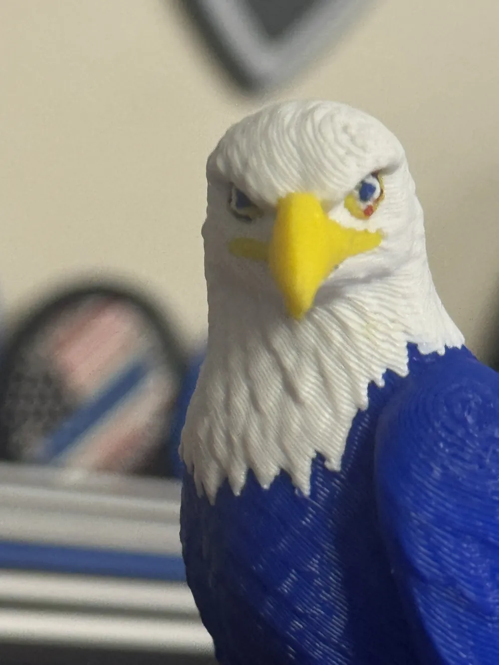 Bald Eagle Monitor Buddy v2 - Sideview Version - Free 3D Print Model ...