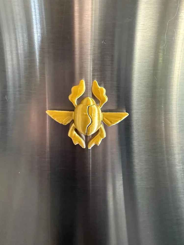 Golden Scarab Beetle from Aladdin by Cutesy Creations MakerWorld ...