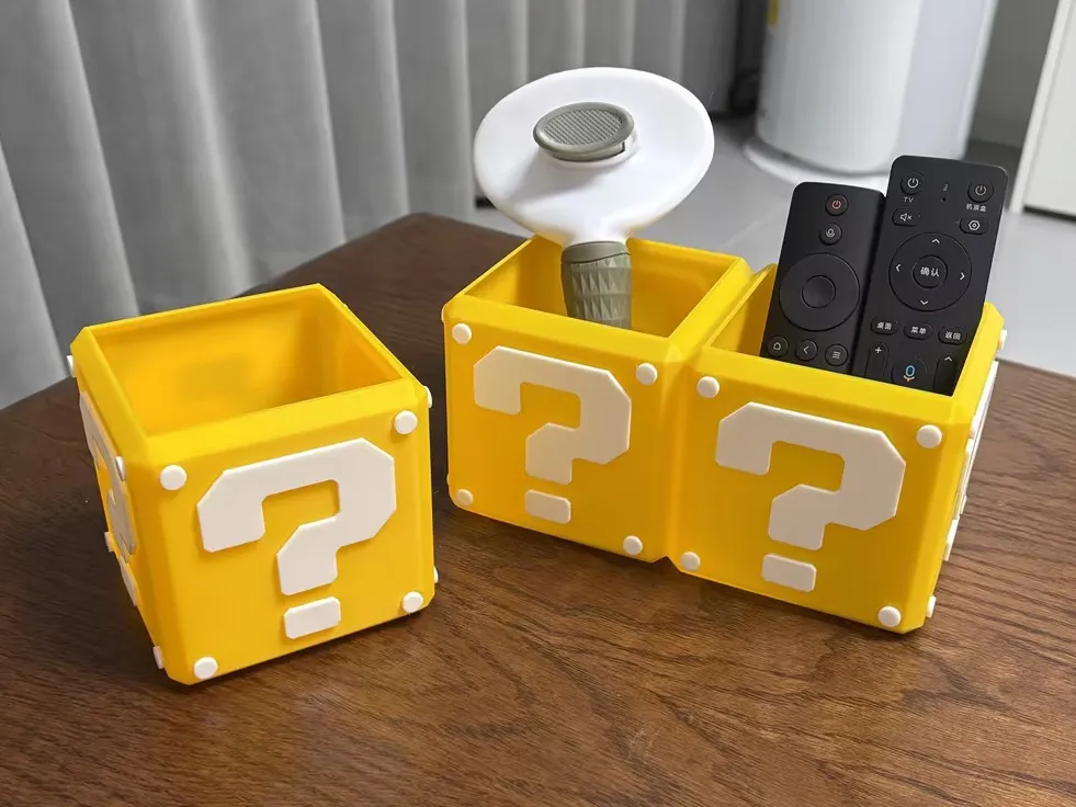 Super Mario Question Mark Box and Brick Storage Container by 红领巾 ...