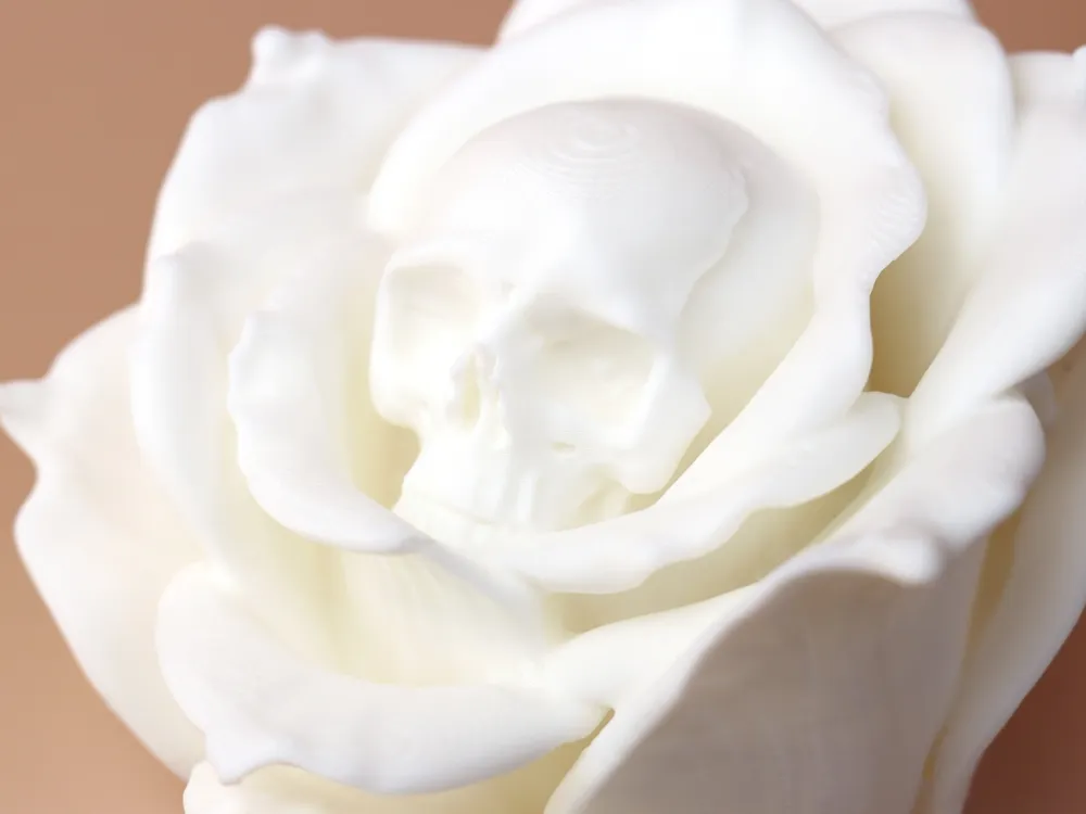 Skull Rose by Crow_ck MakerWorld: Download Free 3D Models