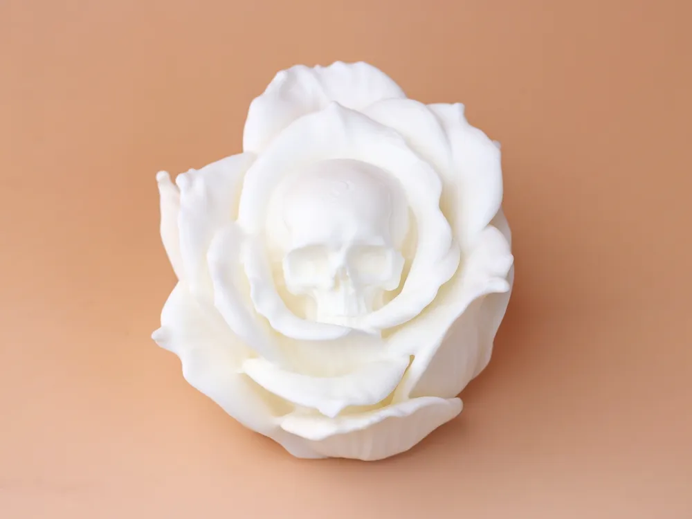 Skull Rose by Crow_ck MakerWorld: Download Free 3D Models