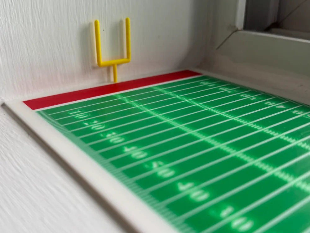 Multicolor Desktop Football Field - MakerWorld 3D Model | 3Drop