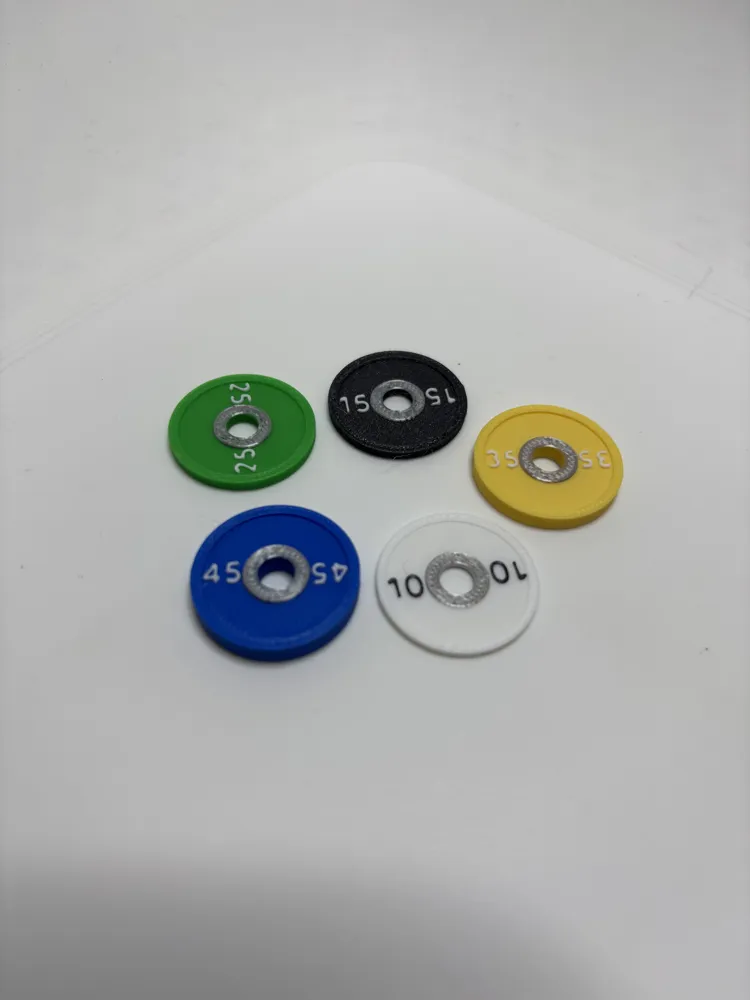 Gym Weight Personal Record Display - Free 3D Print Model - MakerWorld