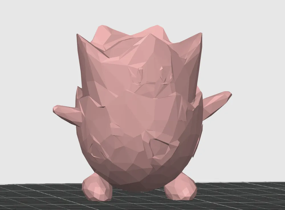 Togepi Lowpoly Pokemon by ChipotleMakerWorld: Download Free 3D Models