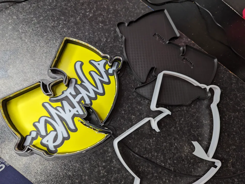 Wu Tang wall mounted light box by NotTooShabbyCreations - MakerWorld