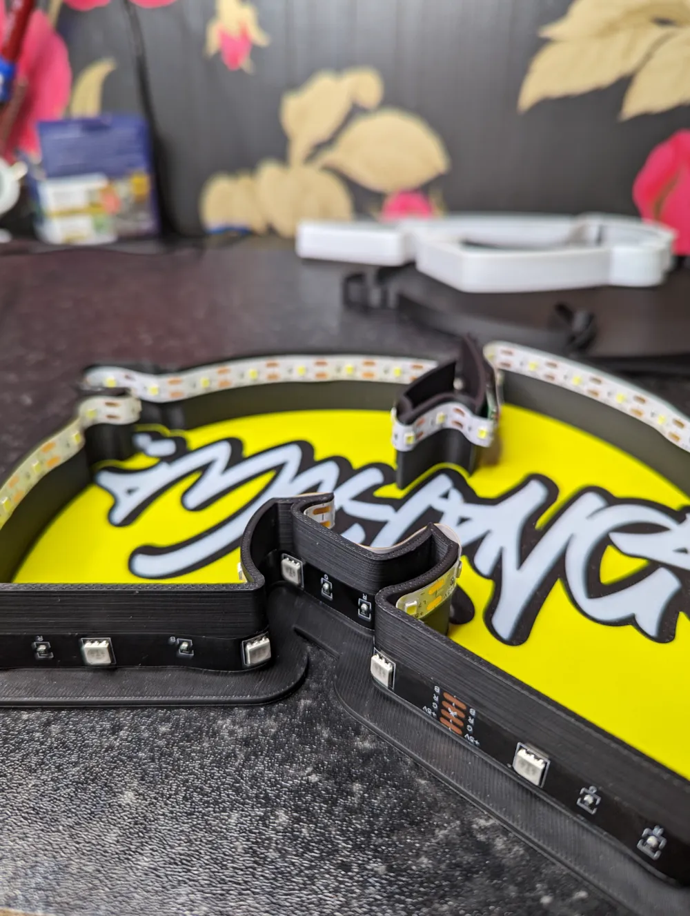 Wu Tang wall mounted light box by NotTooShabbyCreations - MakerWorld