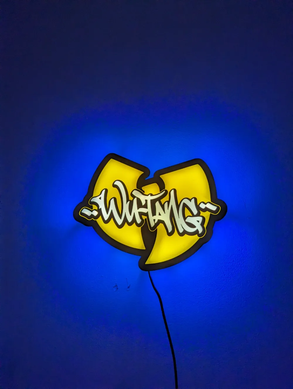 Wu Tang wall mounted light box by NotTooShabbyCreations - MakerWorld