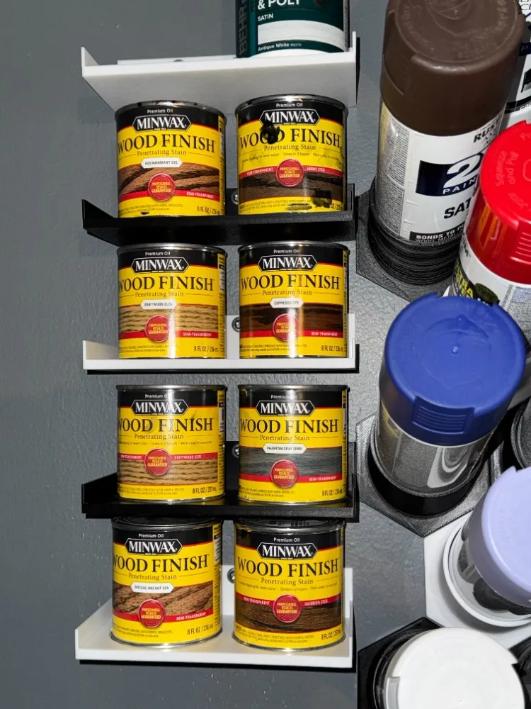 Stain Wall Mount Storage by 937 Laser Creations - MakerWorld