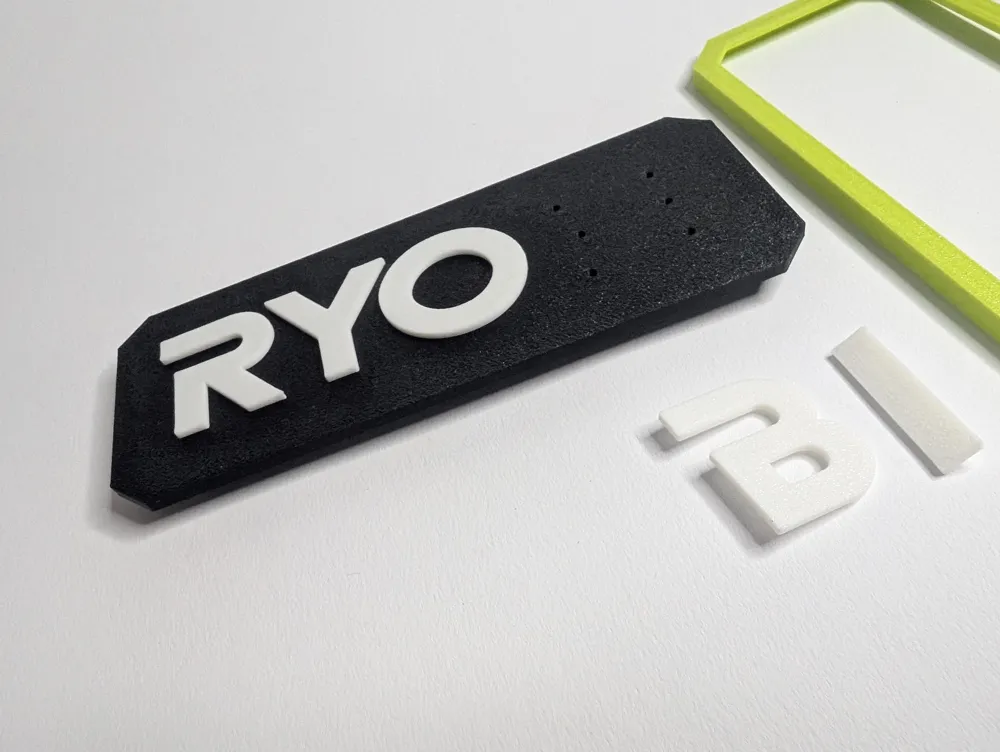 RYOBI Logo Sign | No AMS | Wall mount by SpaghettificationStation ...