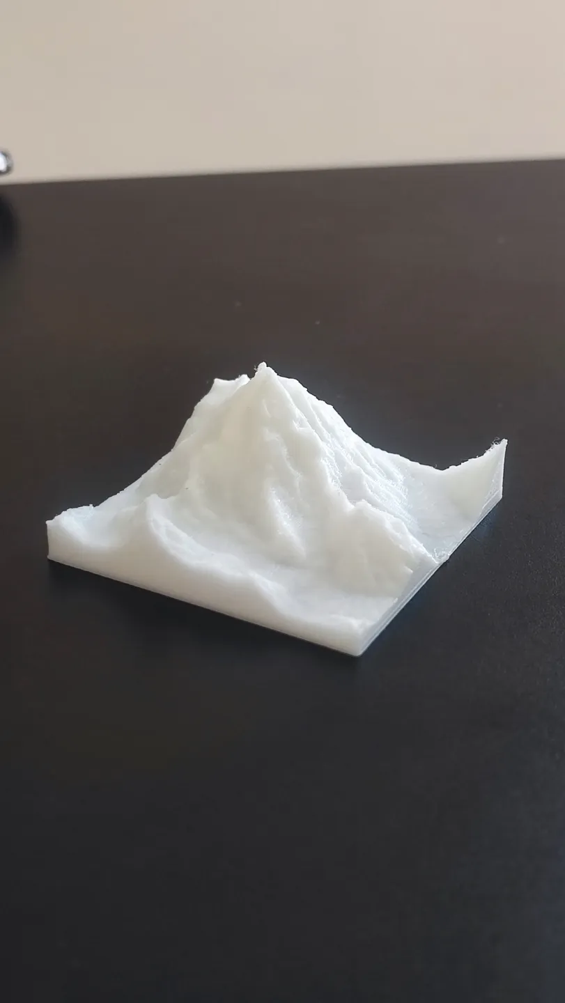 K2 Mountain Topography 3D Map by Rex Print - MakerWorld