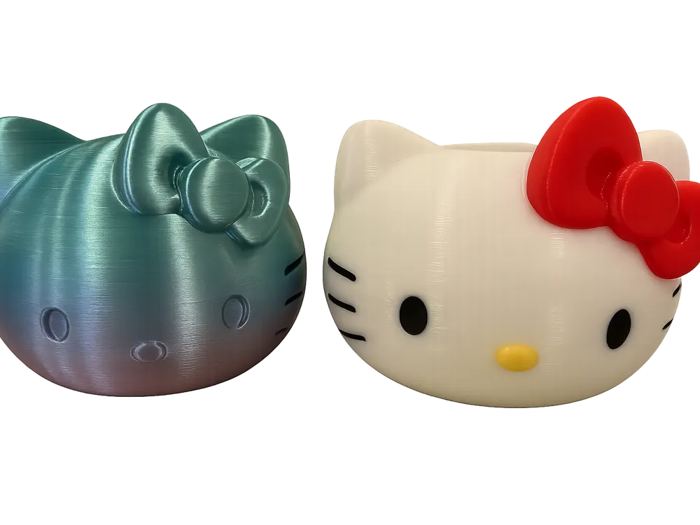 Hello CAT Cup - For storing things - Free 3D Print Model - MakerWorld