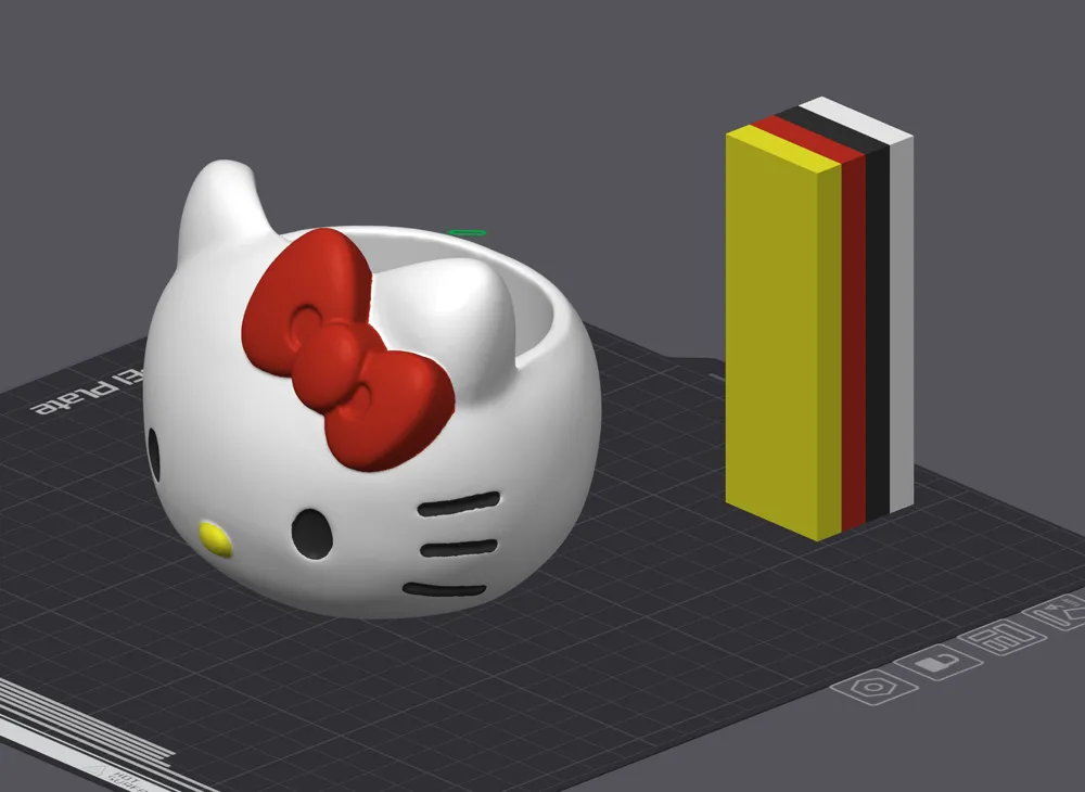 Hello CAT Cup - For storing things - Free 3D Print Model - MakerWorld