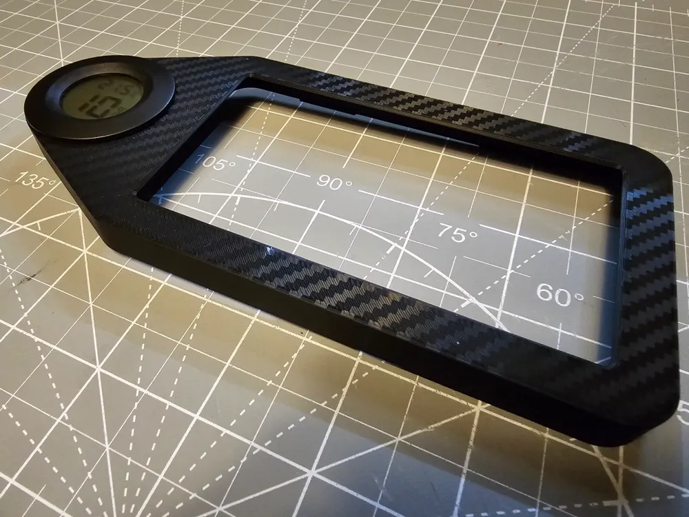 Hygrometer screen bezel mount for X1C by NoUNO - MakerWorld