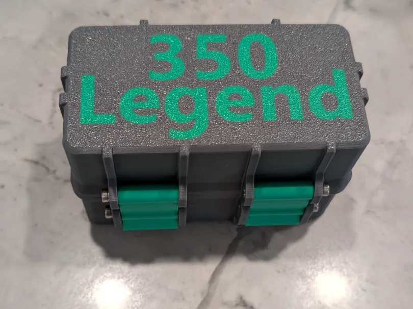 350 Legend 50-Round Ammo Box, Lobe Style - Free 3D Print Model - MakerWorld