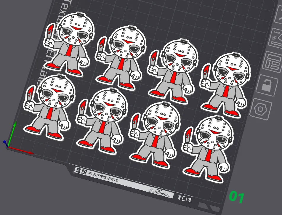 keychain Tiny Jason by 3DPZ - MakerWorld