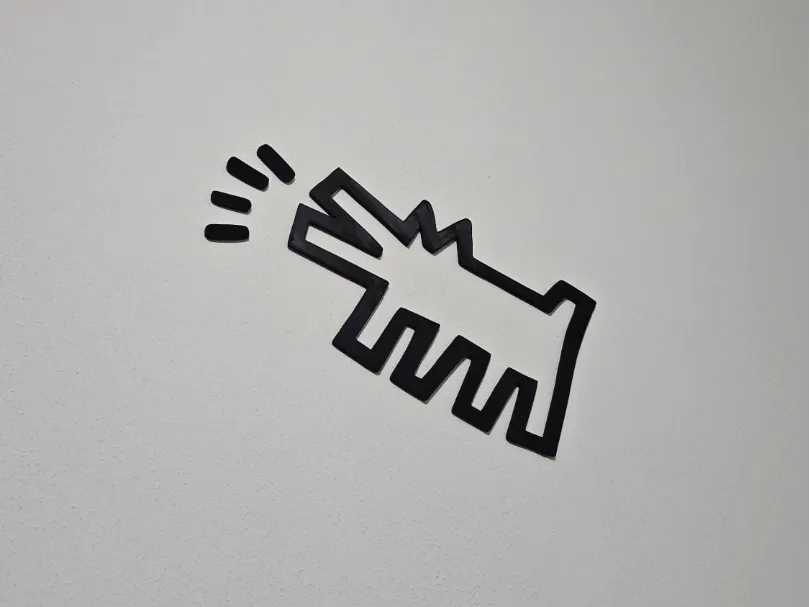 Keith Haring Barking Dog - Free 3D Print Model - MakerWorld