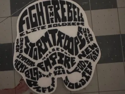 Storm Trooper word art by Just_Josh - MakerWorld