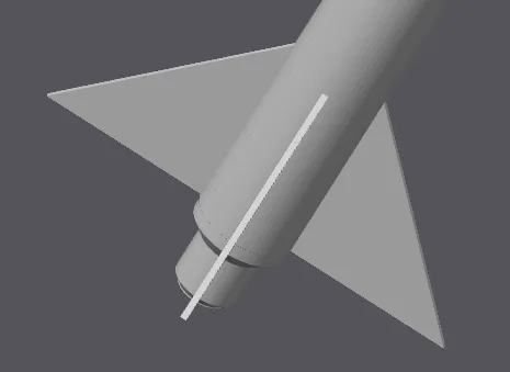 LAUNCHABLE GLUELESS MODEL ROCKET physics comp. by Printcision ...