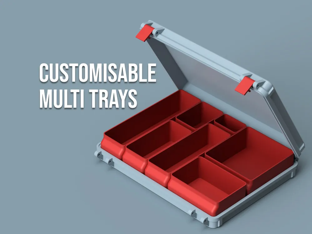 (Multi Grid) Customisable Trays by Jack Honeyman MakerWorld: Download ...