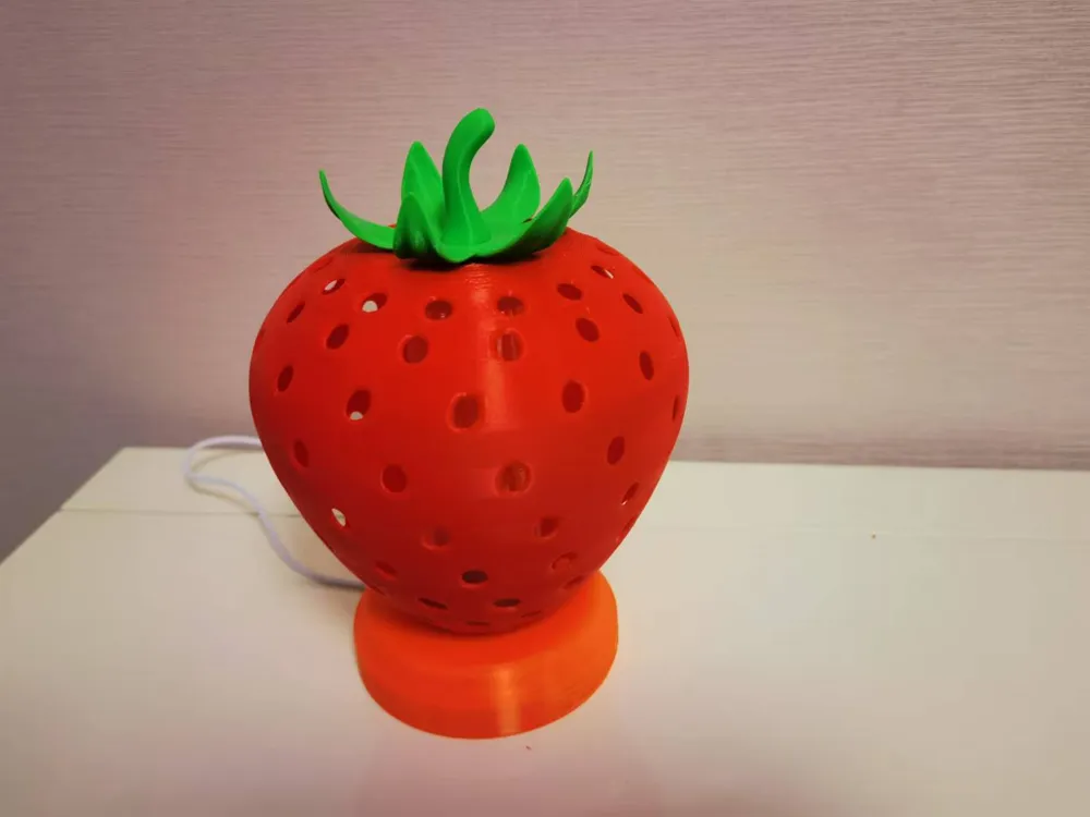 Strawberry Lamp by 涵（Han） - MakerWorld