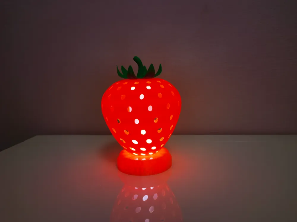 Strawberry Lamp by 涵（Han） - MakerWorld