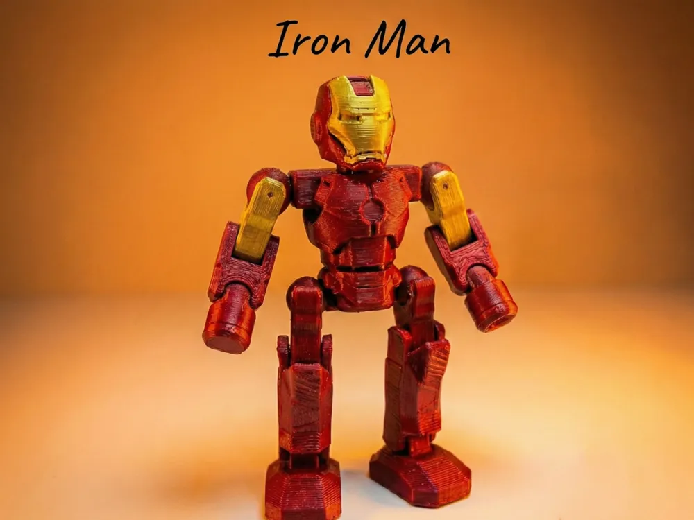 Articulated Iron Man - Free 3D Print Model - MakerWorld