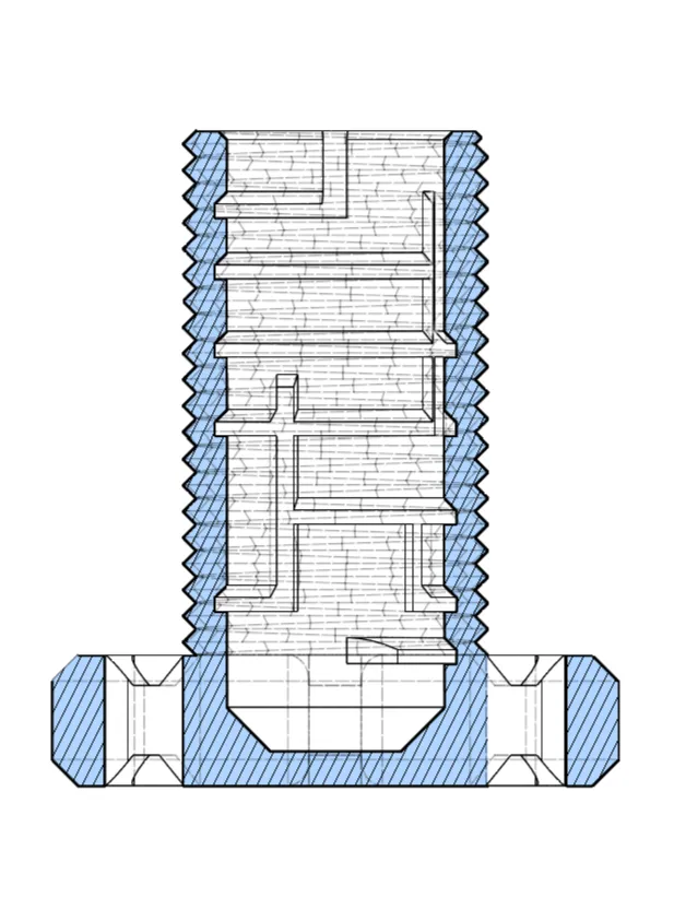 Two way screw with hidden compartment - Free 3D Print Model - MakerWorld