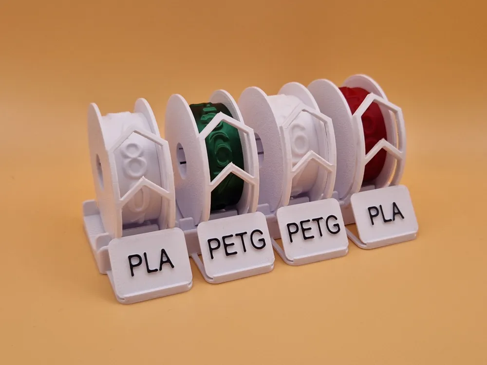 Modular Filament Spool Stock Tracker by LCC - MakerWorld