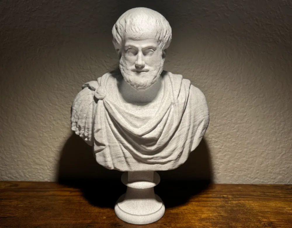 Aristotle Bust Remixed by AnyomalousMakerWorld: Download Free 3D Models