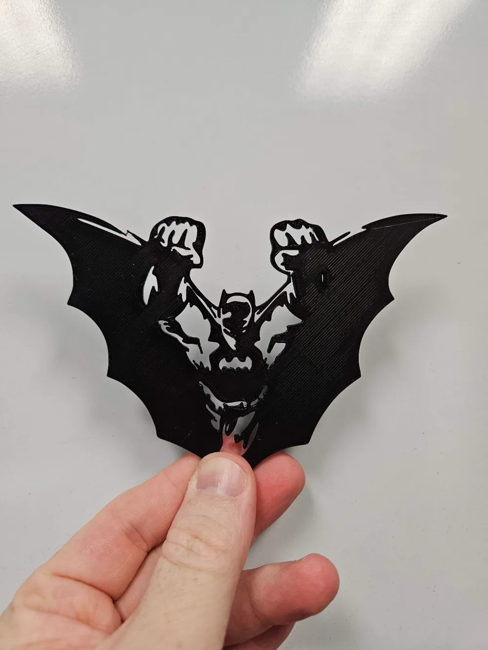 Batman - Attack - 2d silhouette by JF-699 - MakerWorld