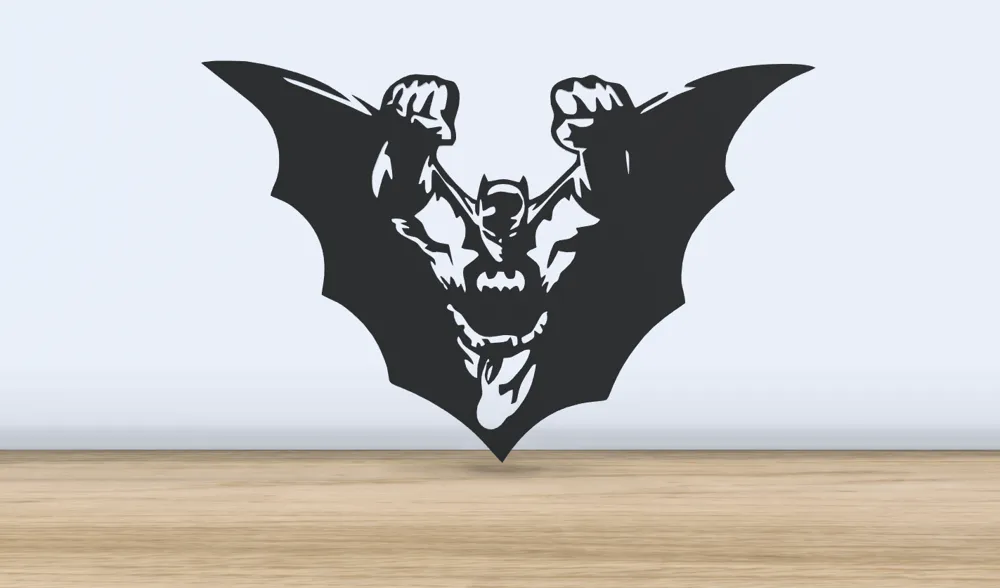 Batman - Attack - 2d silhouette by JF-699 - MakerWorld