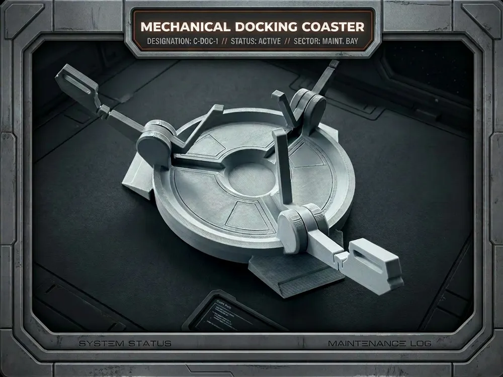 Mechanical Docking Coaster - Free 3D Print Model - MakerWorld