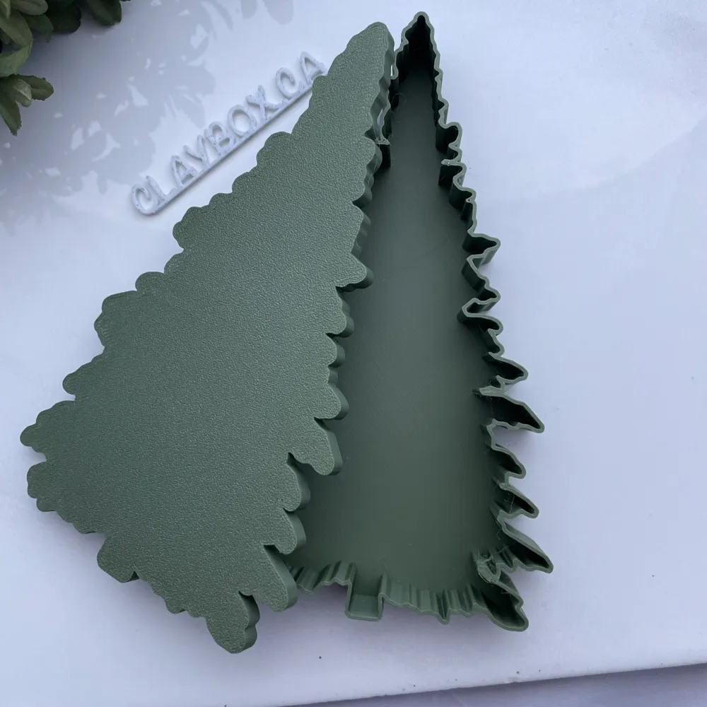 Pine tree box by claybox3D - MakerWorld