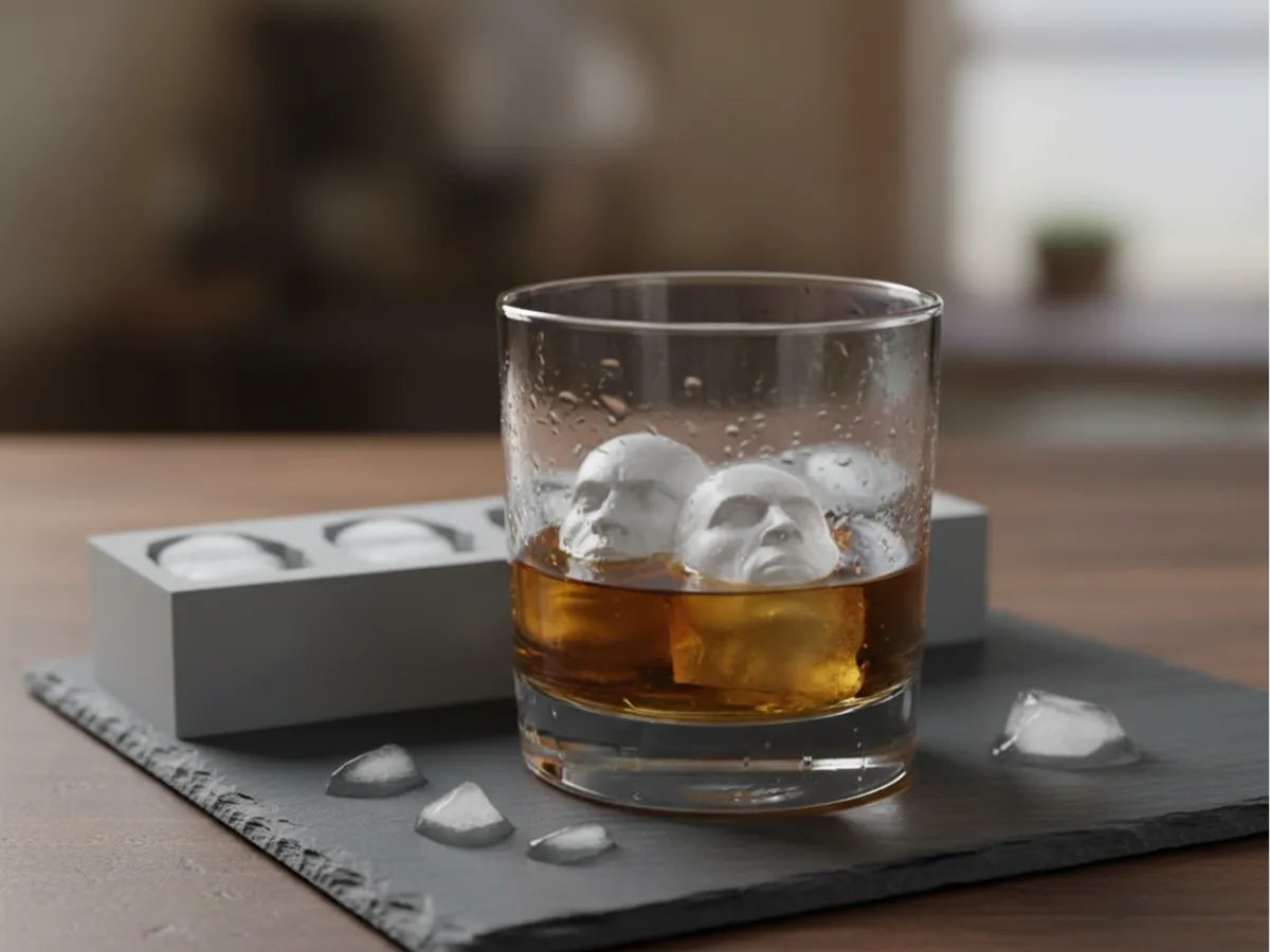 Whiskey on the ROCK - ice cube mould - Free 3D Print Model - MakerWorld