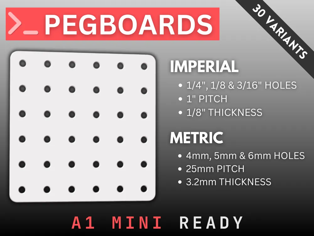 Pegboards by Botolo - MakerWorld