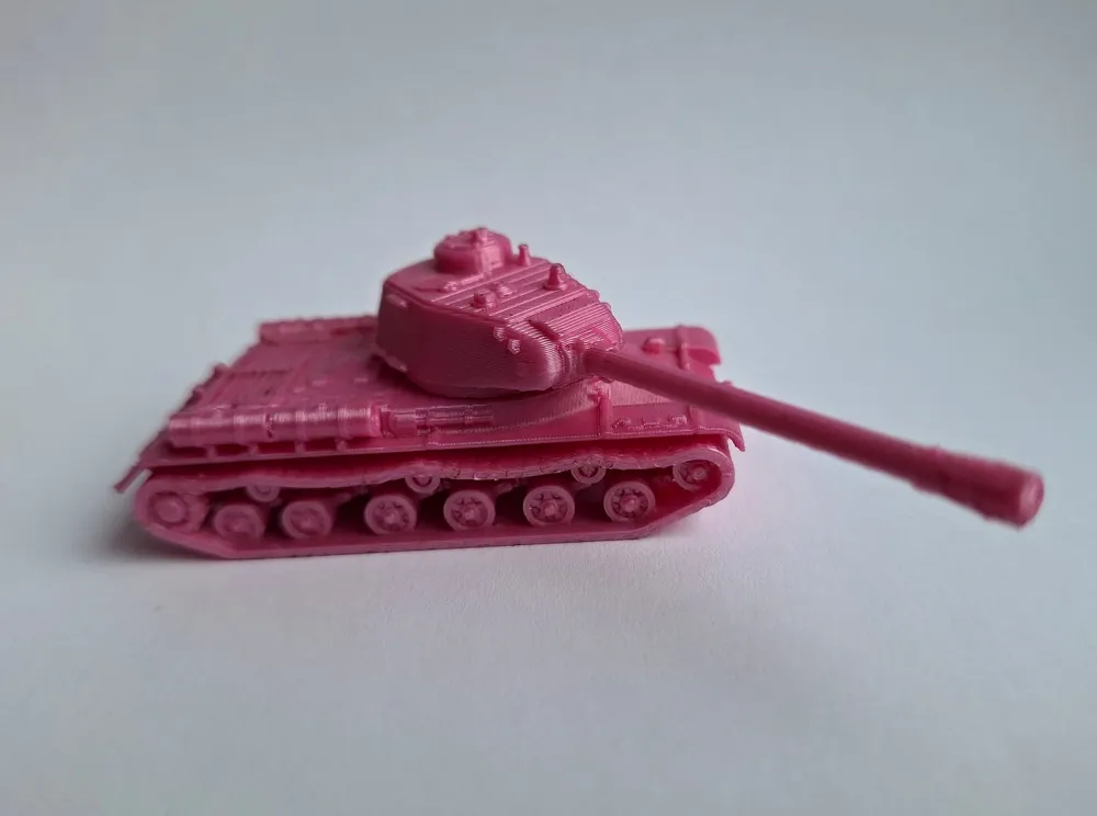 IS-2 Soviet heavy tank (pink) Remixed by martin.korinek - MakerWorld