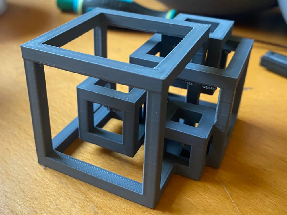 Cubic pencil cup cubic set by Isidorious - MakerWorld