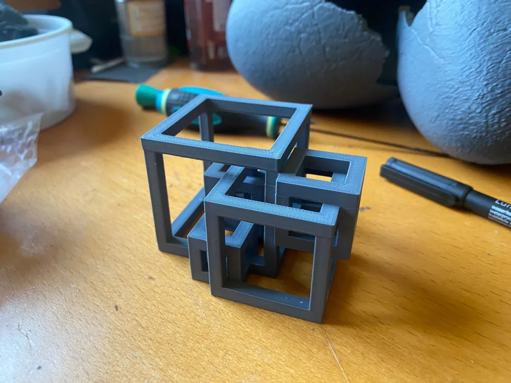 Cubic pencil cup cubic set by Isidorious - MakerWorld