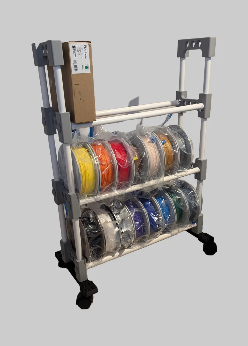 Filament Spool Cart - Free 3D Print Model - MakerWorld
