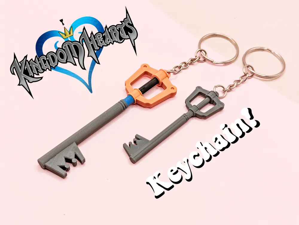 Kingdom Hearts Keyblade Keychain by CutterSTL MakerWorld: Download Free ...